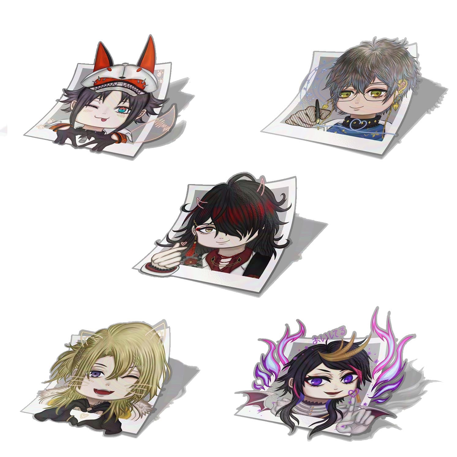 Luxiem Stickers – TOFUNEMU.